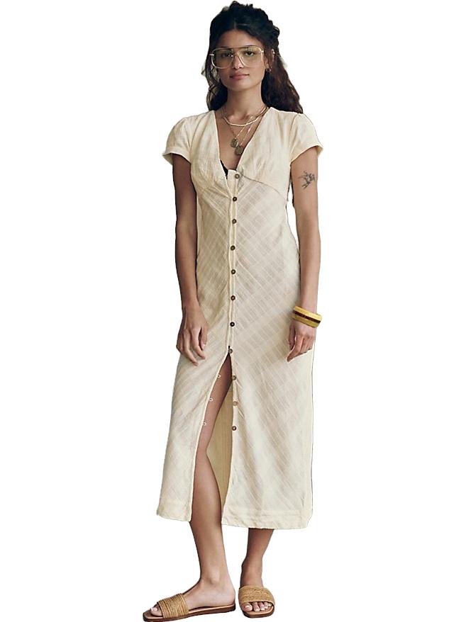 FREE PEOPLE Free People New In Town Midi Dress